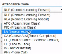 PS Attendance/PSSP Contact Log